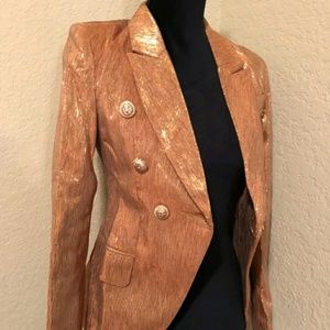 Jackets & Coats | Gold Blazer | Poshmark